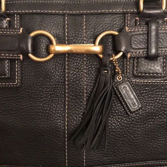 Coach | Bags | Vintage Coach Tote With Stitch Detail | Poshmark